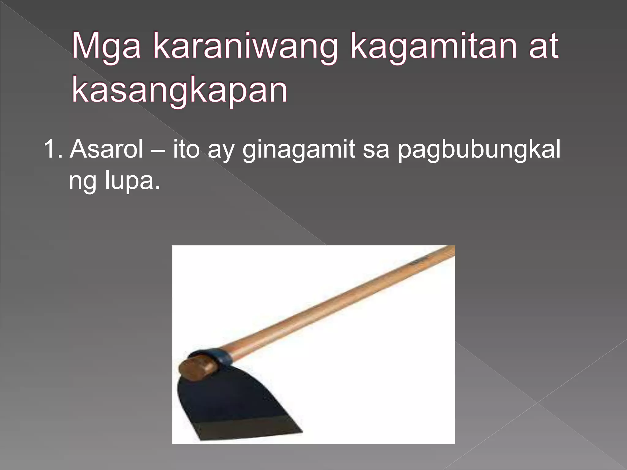 Mgakagamitansapaghahalaman #151819nqea | PPTX