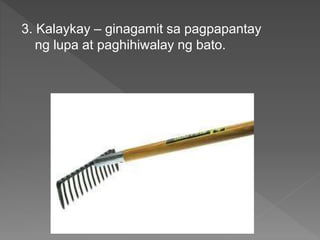 Mgakagamitansapaghahalaman #151819nqea | PPTX