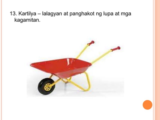 Mga kagamitan sa paghahalaman | PPTX