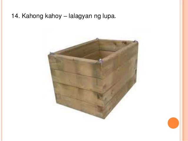 Mga kagamitan sa paghahalaman