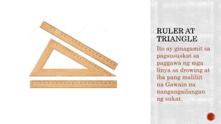 MGA KAGAMITAN SA PAGSUSUSKAT | PPTX