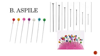 Mga kagamitan sa pananahi | PPTX