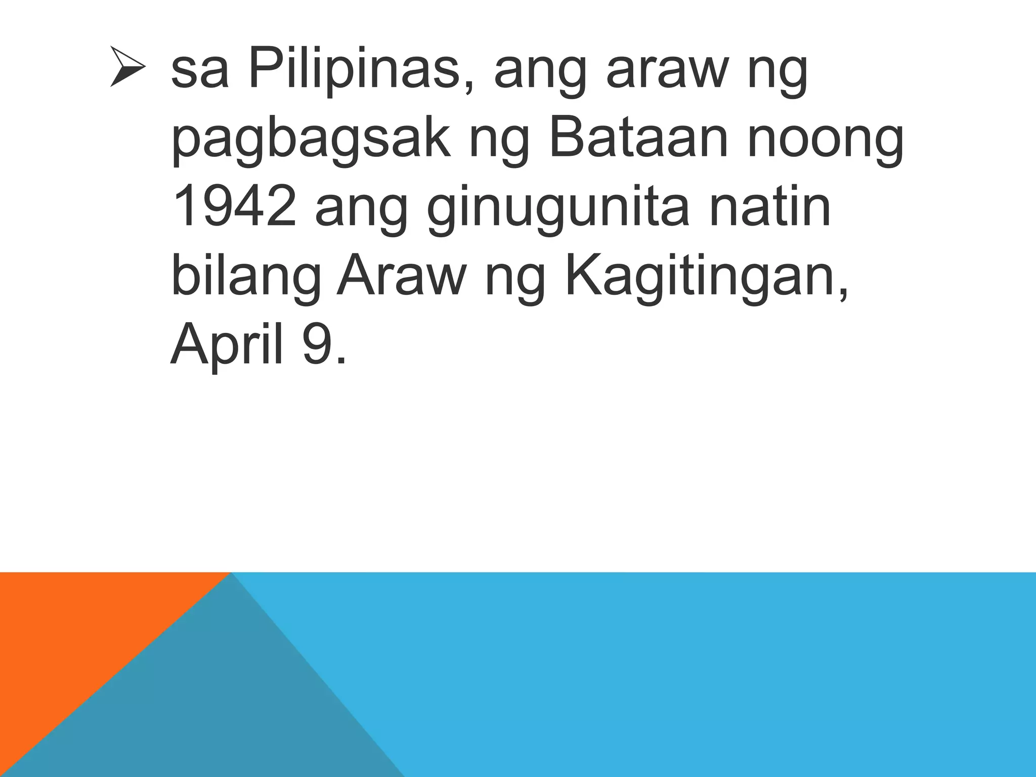Mga kaganapan sa ikalawang digmaang pandaigdig | PPTX