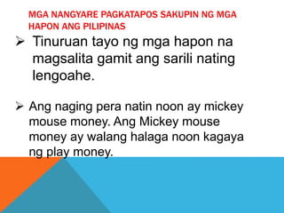 Mga kaganapan sa ikalawang digmaang pandaigdig | PPTX