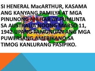 Mga kaganapan sa ikalawang digmaang pandaigdig | PPTX
