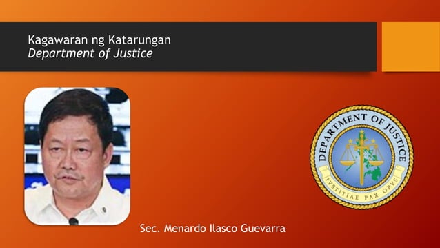 Mga Kagawaran ng Sangay Tagapagpaganap | PPTX