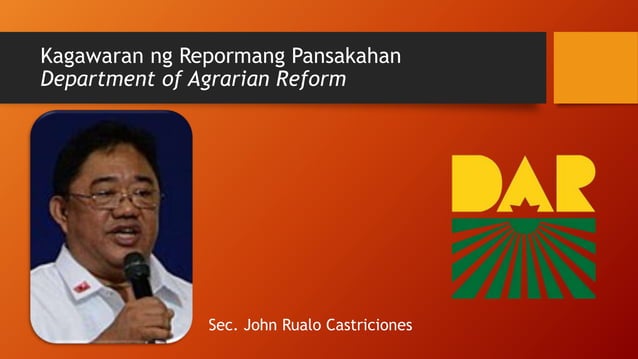 Mga Kagawaran ng Sangay Tagapagpaganap | PPTX