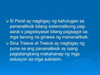 Mga kahulugan ng Pananaliksik mula sa iba't ibang mananaliksik | PPT