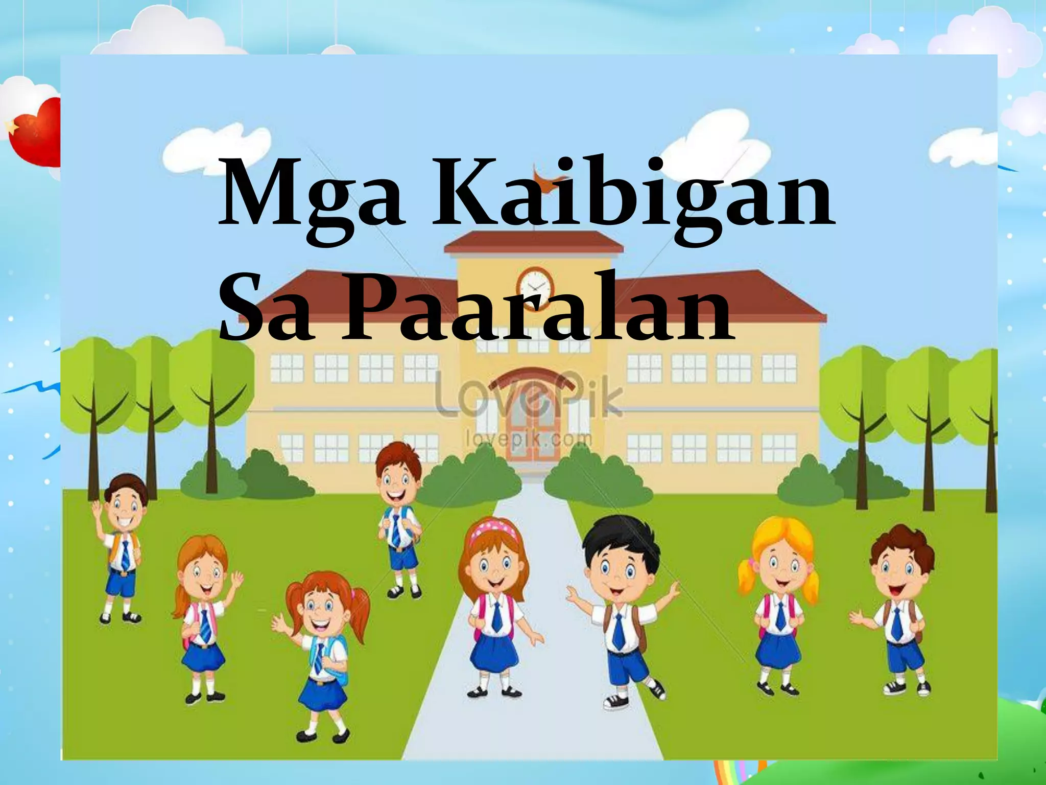 Mga kaibigan sa paaralan | PDF