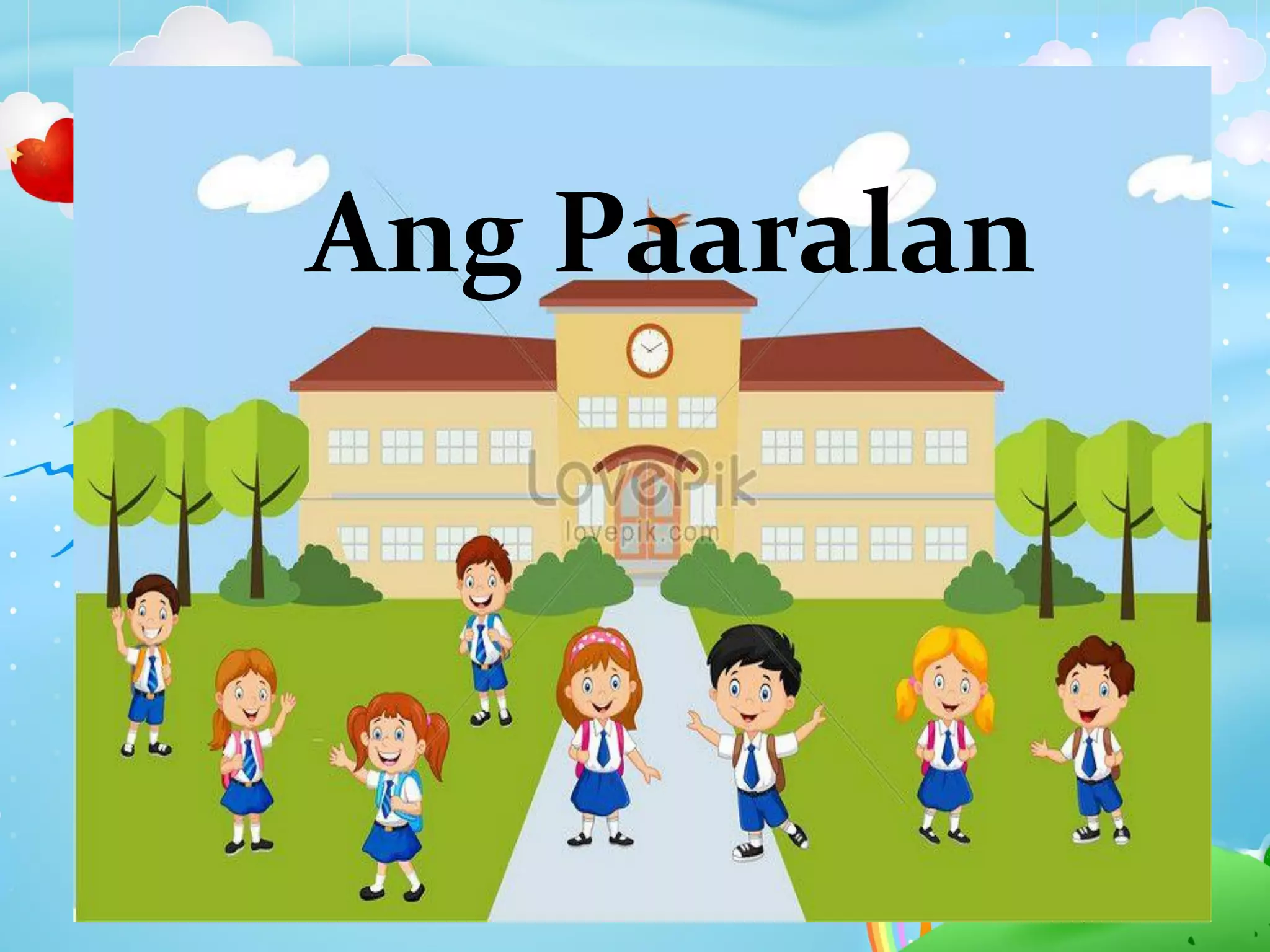 Mga kaibigan sa paaralan | PPT