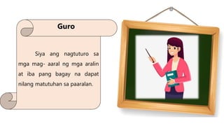 Mga kaibigan sa Paaralan | PPTX