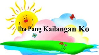 Mga kailangan ko | PPTX
