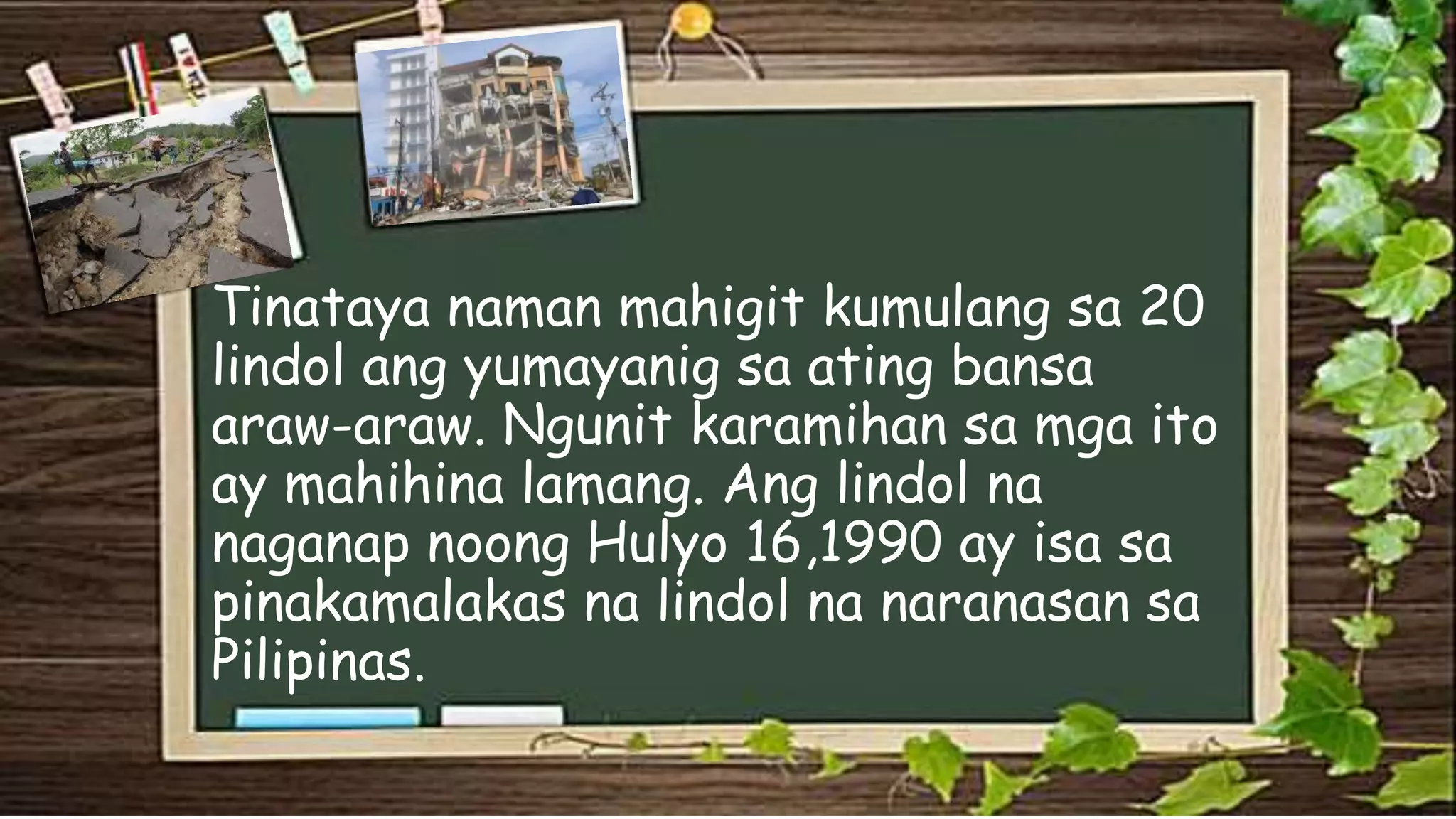 Mga kalamidad sa pilipinas | PPTX