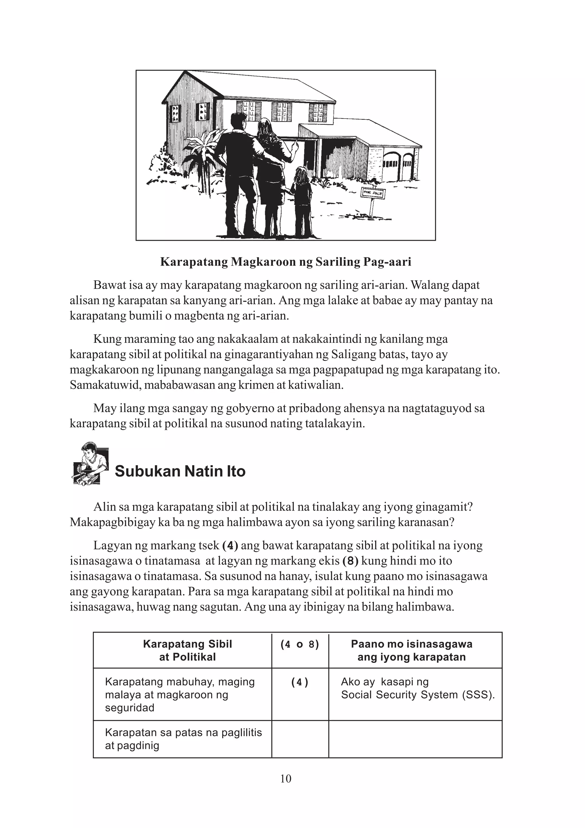Mga karapatang sibil at pulitikal | PDF