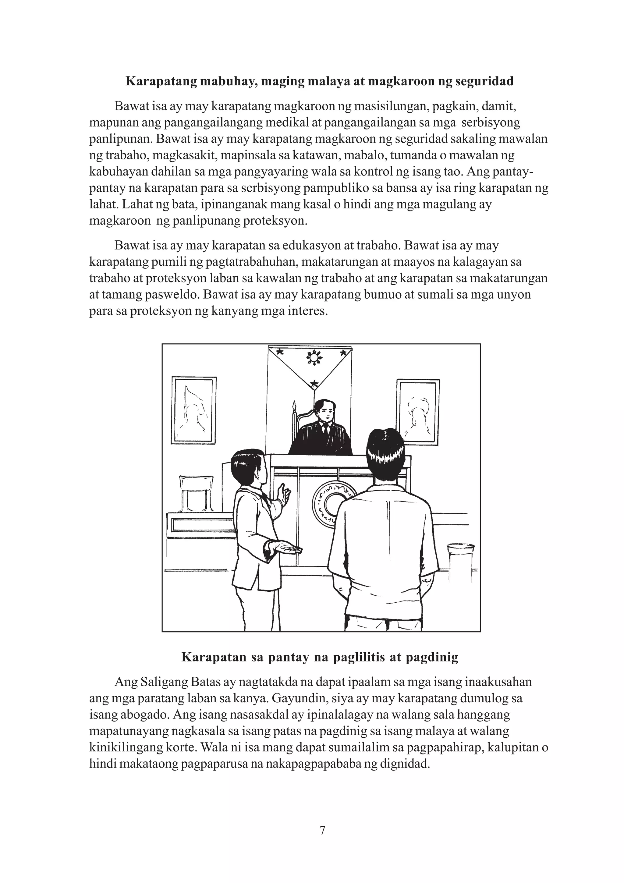 Mga karapatang sibil at pulitikal | PDF