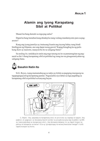 Mga karapatang sibil at pulitikal | PDF