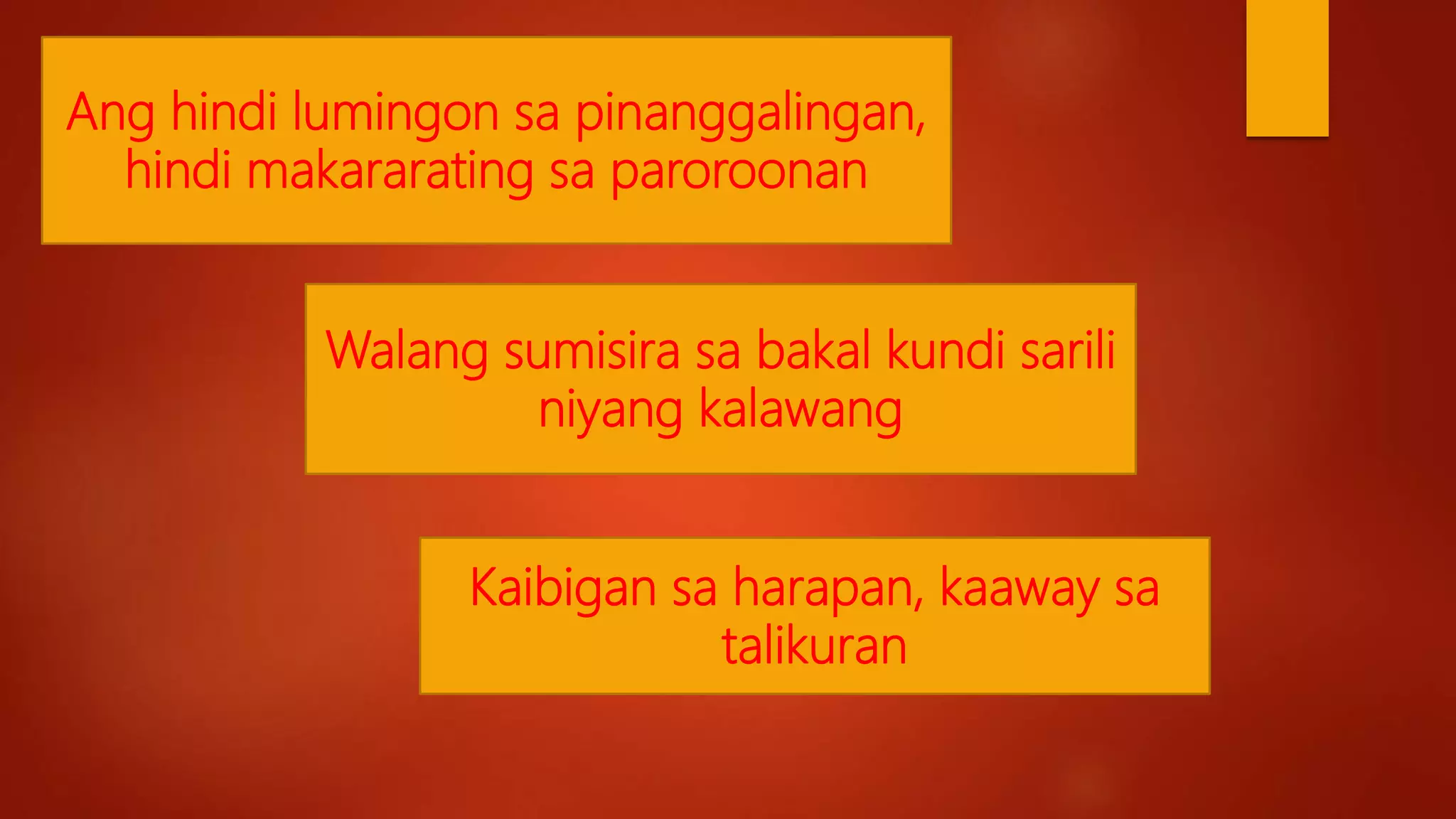 Mga karunungang bayan | PPTX