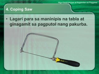 Mga kasangkapan at kagamitan sa paggawa | PPTX