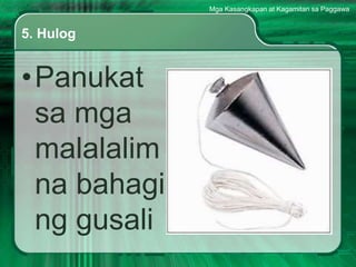 Mga Kagamitan Ng Karpintero With Name