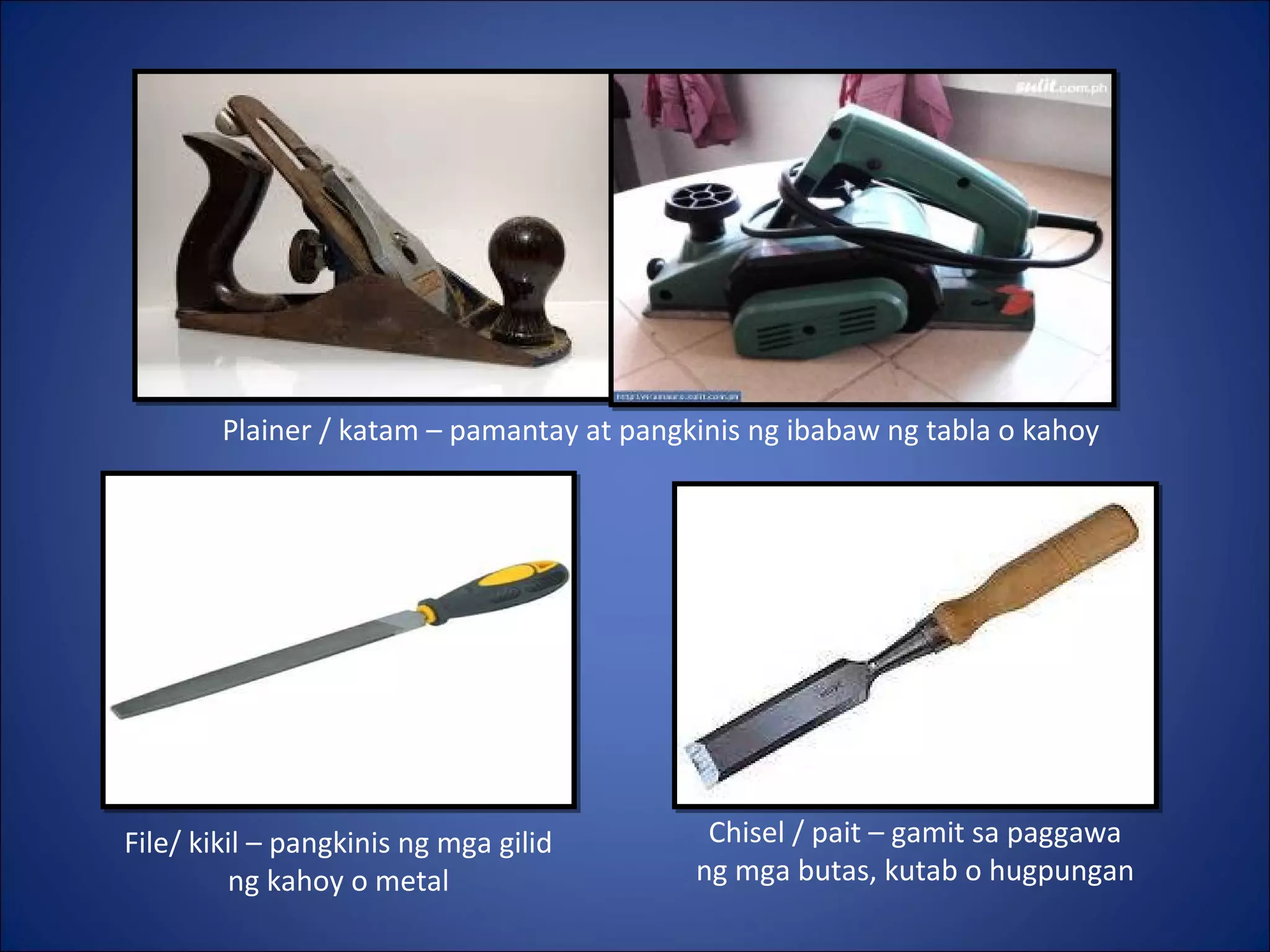 Mga Kasangkapan sa Paggawa | PPT