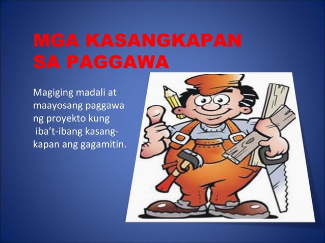 Mga Kasangkapan sa Paggawa | PPT