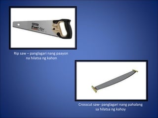 Mga Kasangkapan sa Paggawa | PPT