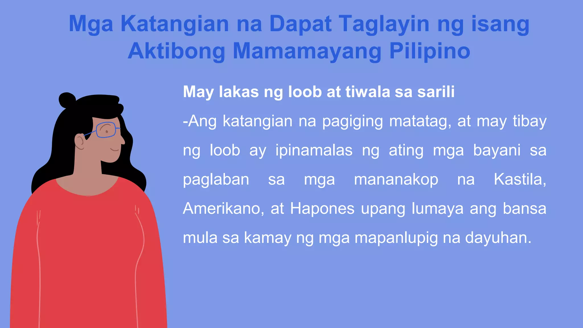 Mga Katangian na Dapat Taglayin ng isang Aktibong Mamamayang Pilipino.pptx