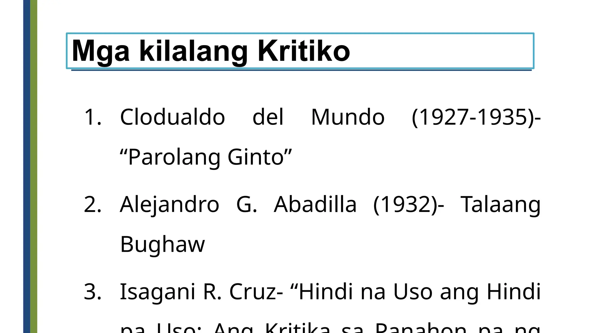 Mga Katangian ng Isang Mahusay na Kritiko.pptx