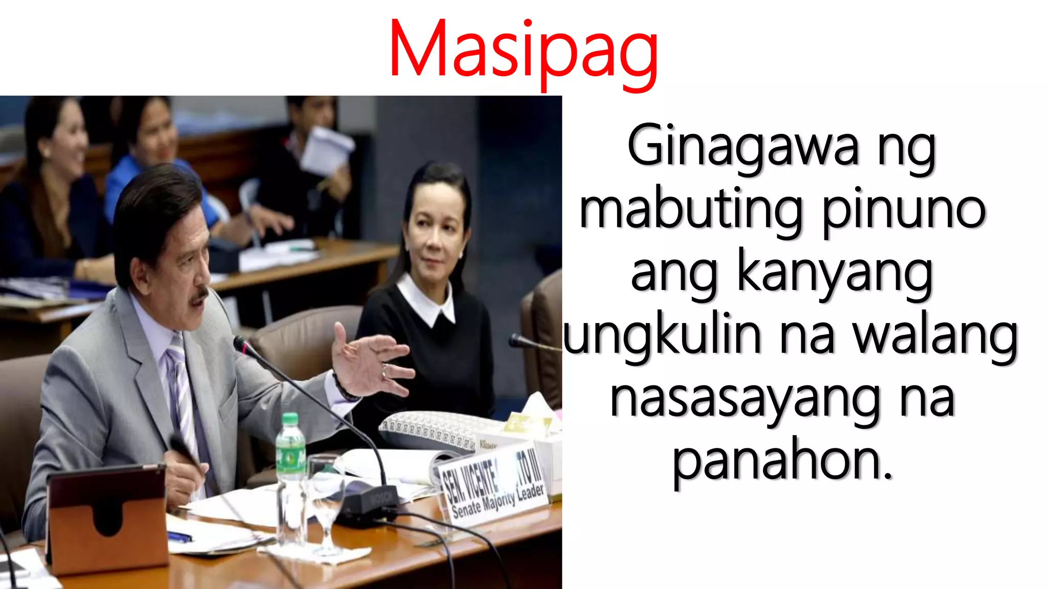 Mga katangian ng isang pinuno | PPTX