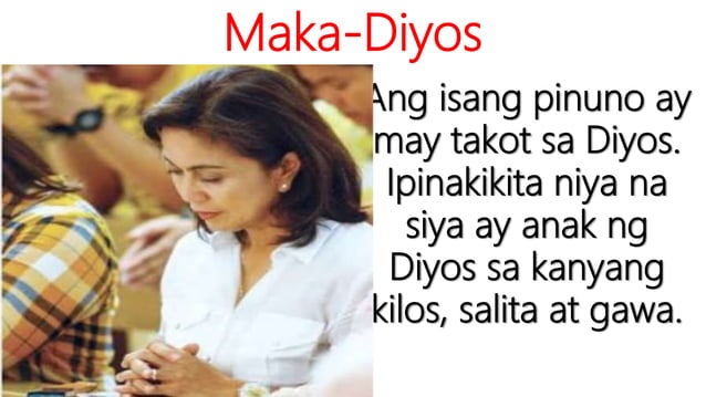 Mga katangian ng isang pinuno | PPTX