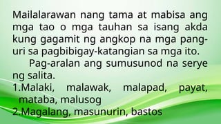 mga katangian ng tauhan 2.pptx pag-aaral sa filipino | PPTX