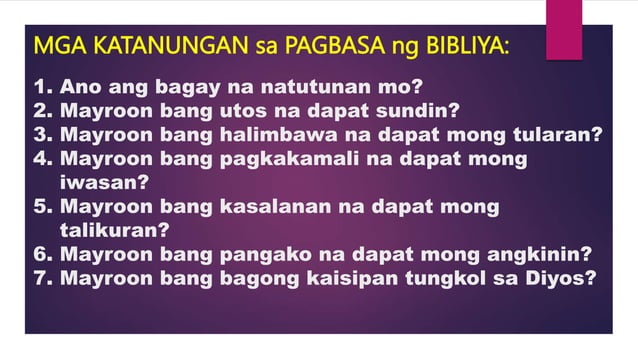 MGA KATANUNGAN sa PAGBASA ng BIBLIYA.pptx
