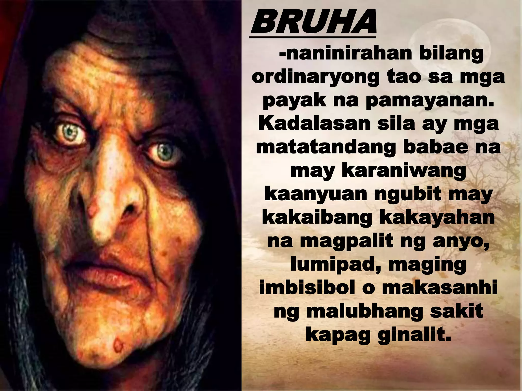 Mga Kaurian ng mga Mitolohikal na Nilalang ng mga Pilipino | PPTX