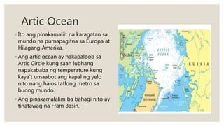 Mga kontinente at mga karagatan | PPTX