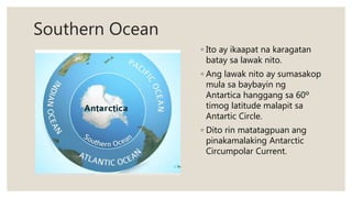 Mga kontinente at mga karagatan | PPTX