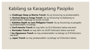 Mga kontinente at mga karagatan | PPTX