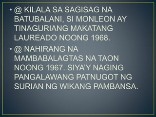 MGA KRITIKONG PILIPINO SA PANITIKANG PILIPINO | PPTX