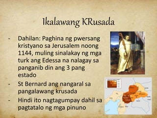 Mga krusada (unang pangkat) | PPTX