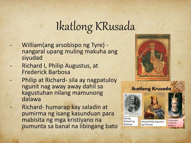 Mga krusada (unang pangkat) | PPTX