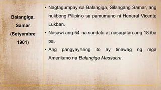 Mga Labanang Nagwagi ang mga Pilipino | PPTX