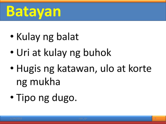Mga lahi ng tao | PPTX