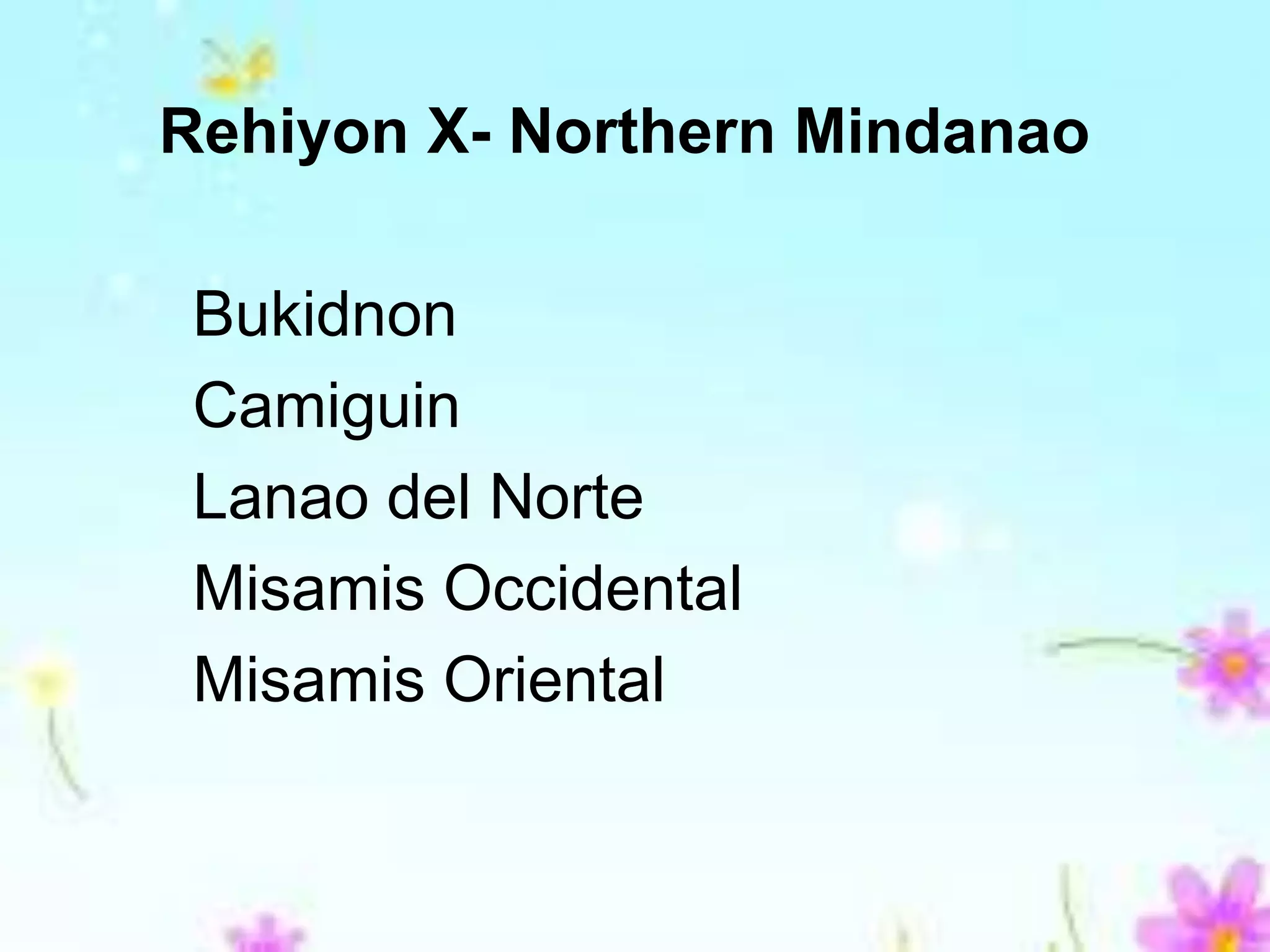 Mga lalawigan sa bawat rehiyon | PPTX