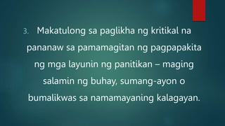 Mga Layunin sa Pagtuturo ng Panitikan.pptx