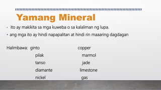 Mga Likas na Yaman at Produkto sa Aking Komunidad | PPTX