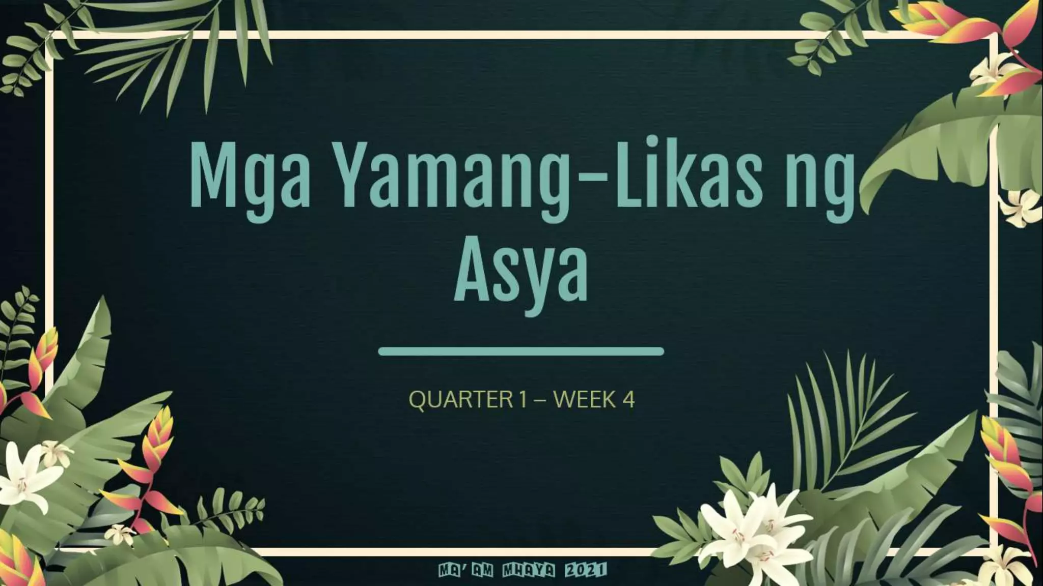 Mga Likas na Yaman ng Asya HILAGA AT TIMOG.pptx