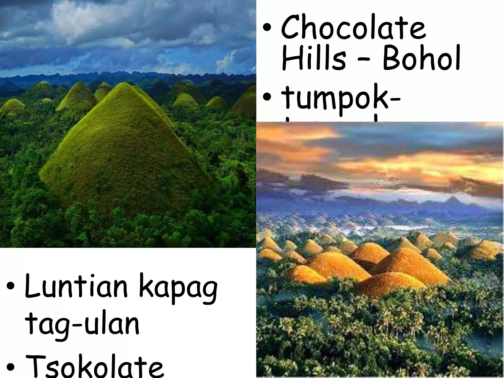 Mga magagandang tanawin at pook pasyalan bilang yamang likas | PPTX