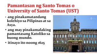 Mga Makasaysayang Lugar sa Aking Komunidad | PPTX