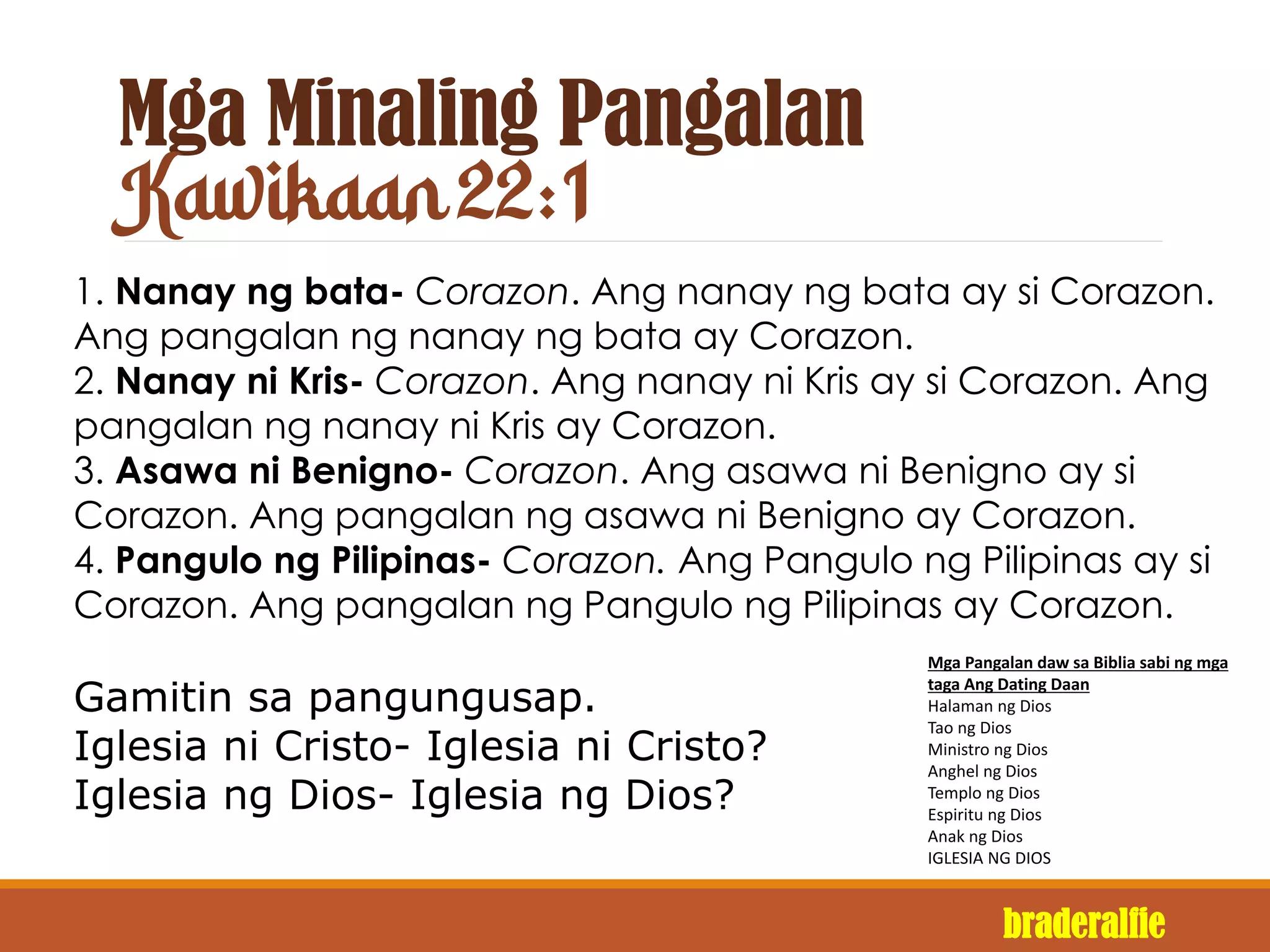 Mga Minaling Pangalan.pptx