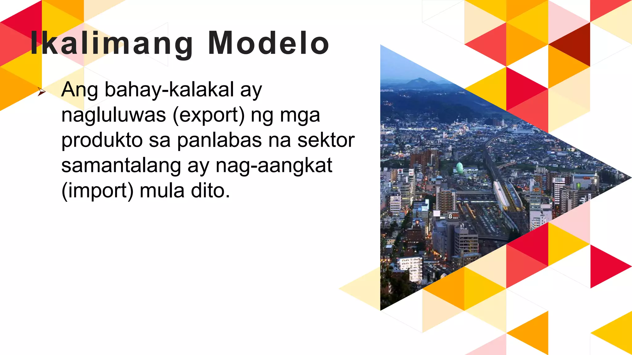 Mga Modelo Ng Pambansang Ekonomiya | PPTX