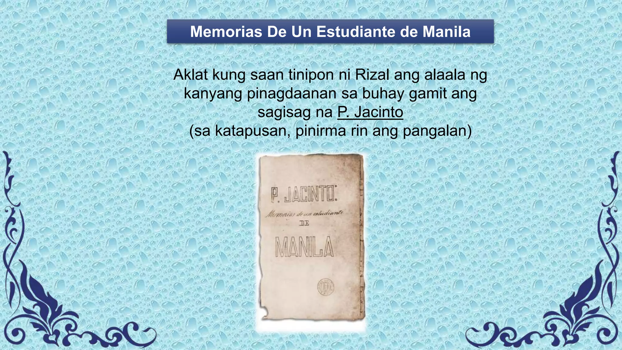 Mga Akda/Naisulat ni Dr. Jose Rizal | PPTX